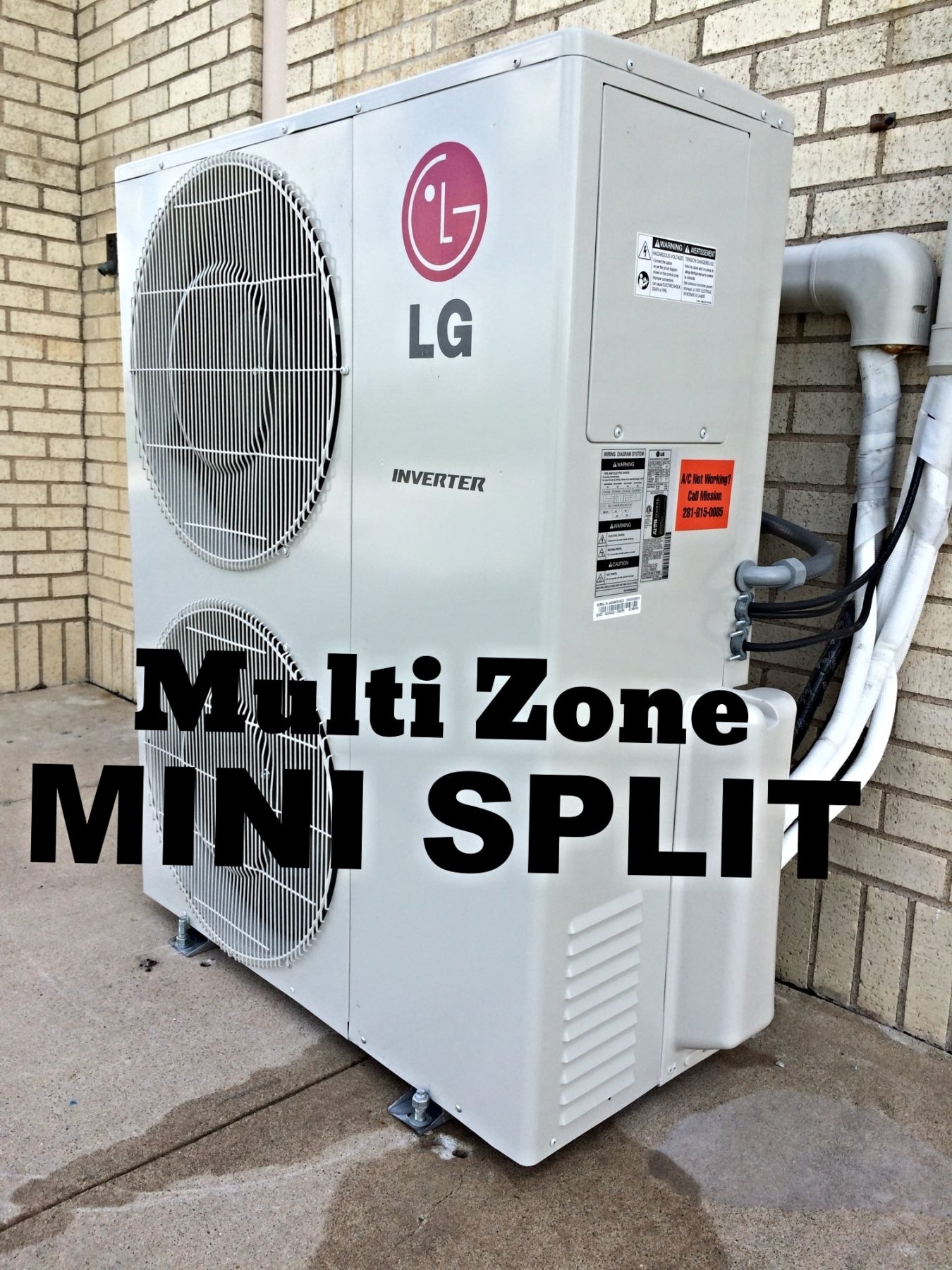 LG Multi Zone Mini Split Installed in Houston | Mission Air ...